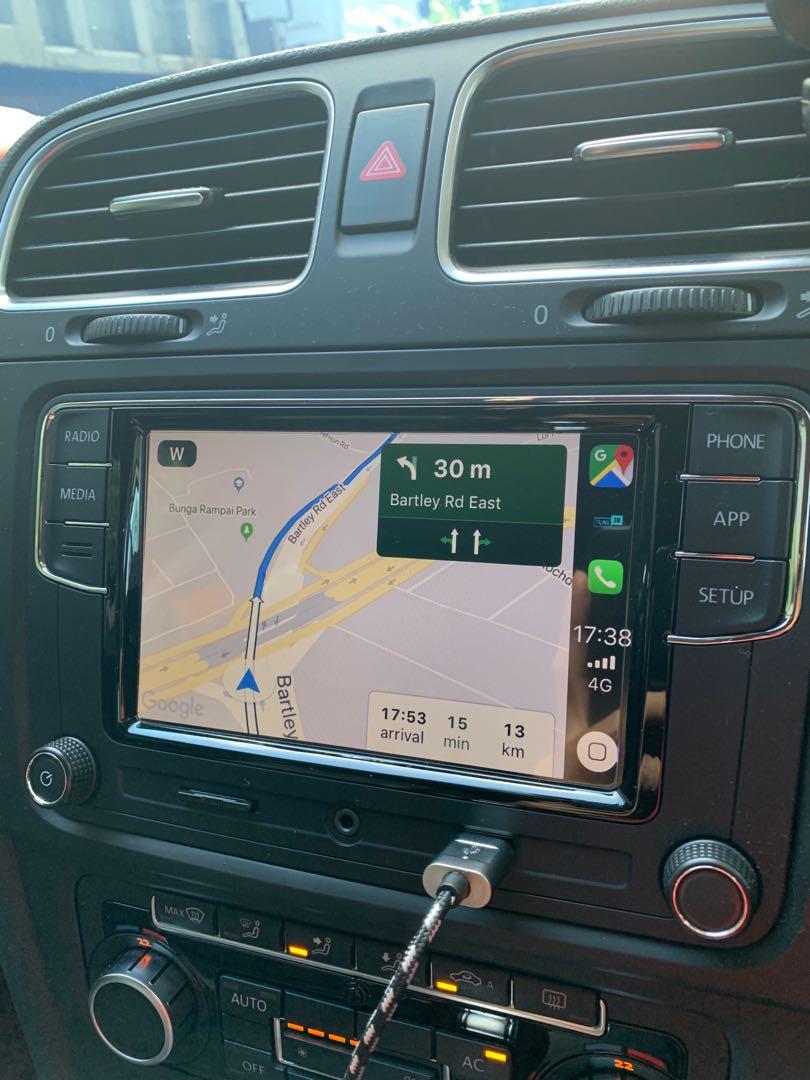 VW Volkswagen RCD330 Plus Apple CarPlay Headunit with Reverse Camera ...