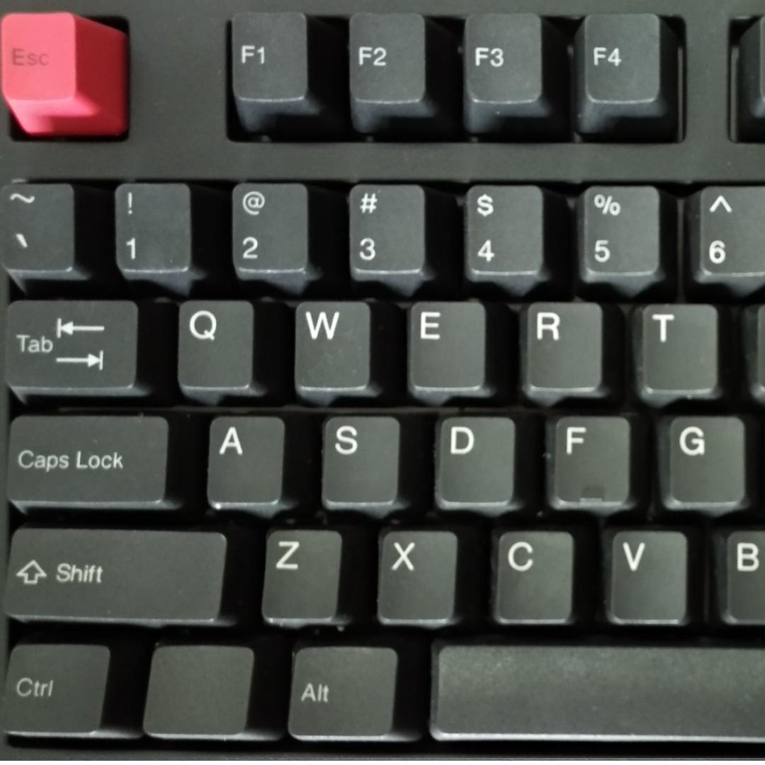 WASD V2 104-Key Doubleshot PBT Black/Slate Mechanical Keyboard (Cherry ...