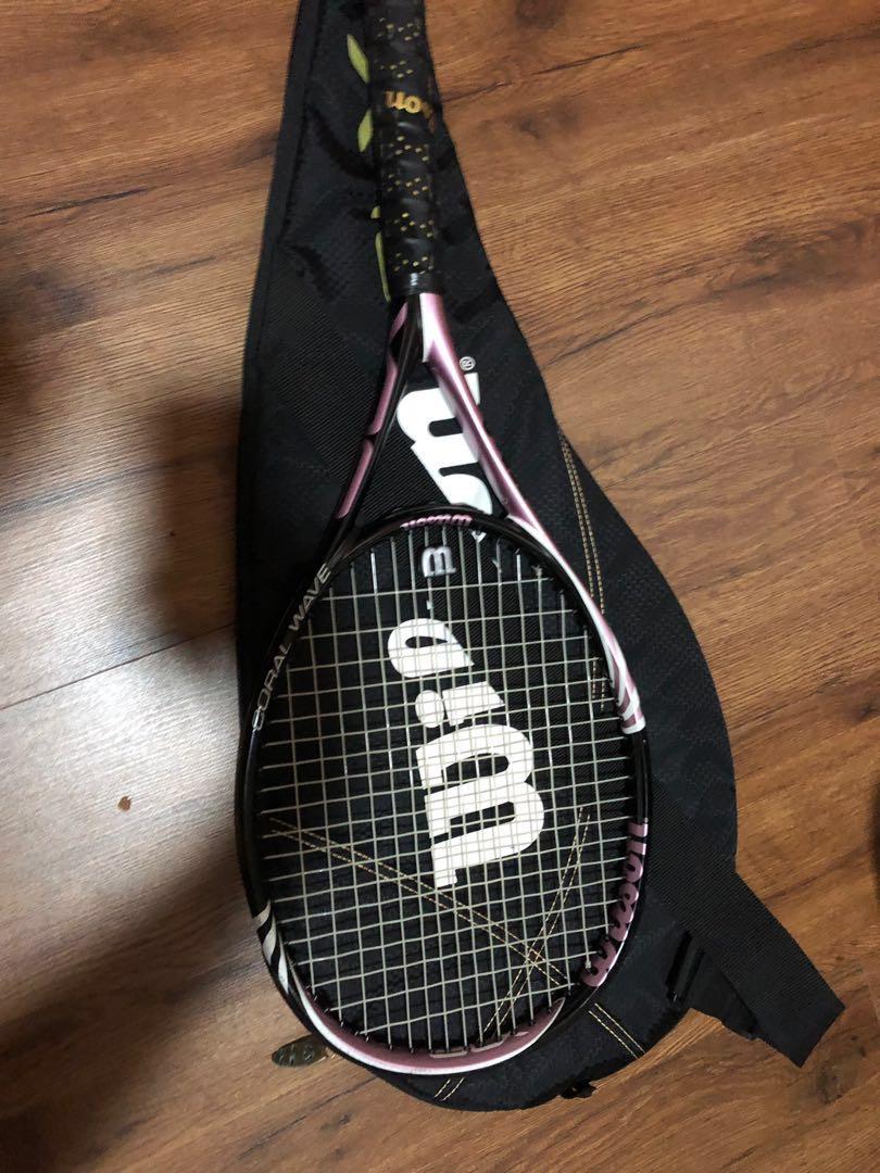 Wilson BLX Coral Wave Tennis Racquet, Sports Equipment, Sports & Games ...