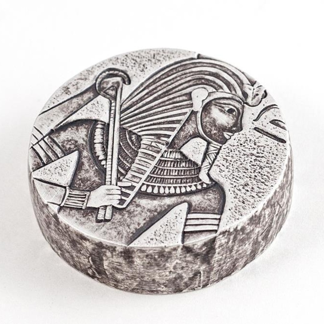 2016 5 oz Egyptian King Tut Silver Coin: 99.99% Pure Silver, Women's ...