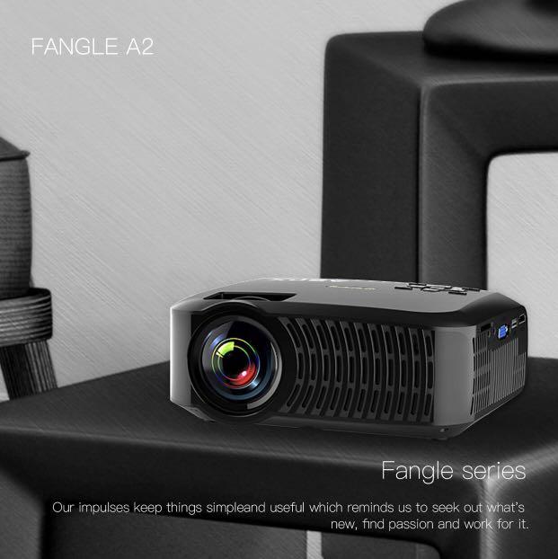 ABOX A2 3000 Lumens Home Theater Projector, TV & Home Appliances, TV ...