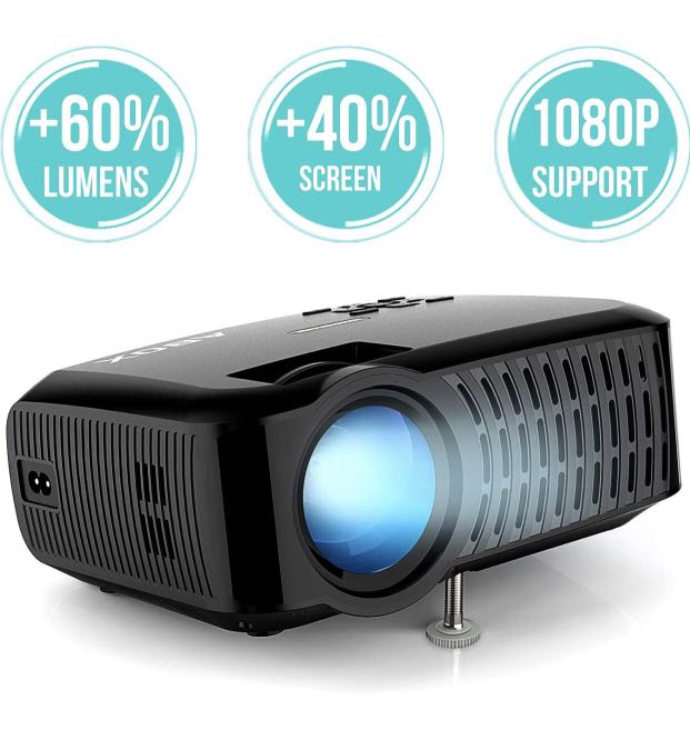 ABOX A2 3000 Lumens Home Theater Projector, TV & Home Appliances, TV ...