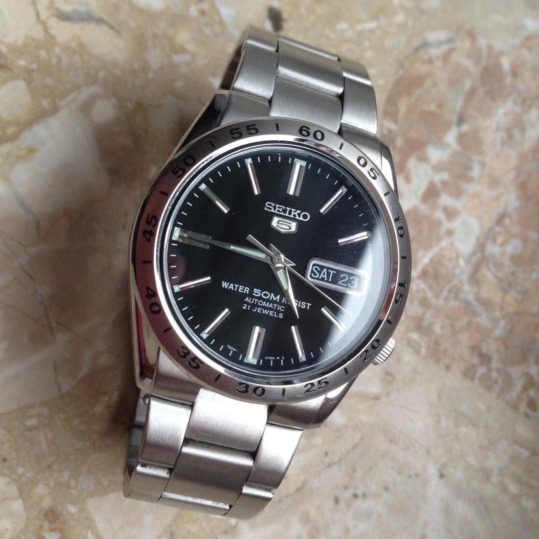 [BNIB] Seiko 5 Automatic SNKE01 SNKE01K1 SNKE01K Men's Watch, Men's ...