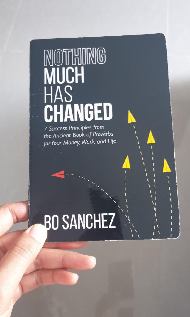 Bo Sanchez Book Nothing Much Has Changed, Hobbies & Toys, Books ...