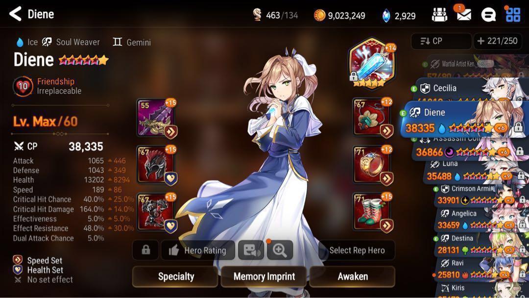 Cheap RARE Asia Epic Seven ML KEN +DIENE+C.Armin+Kise+A Coli+Tenebria ...