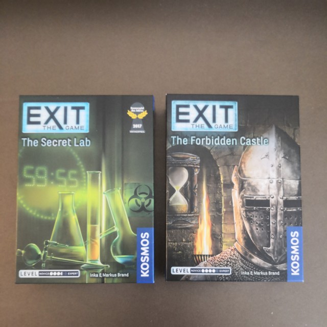 Exit the Game: The Secret Lab & The Forbidden Castle, Hobbies & Toys ...