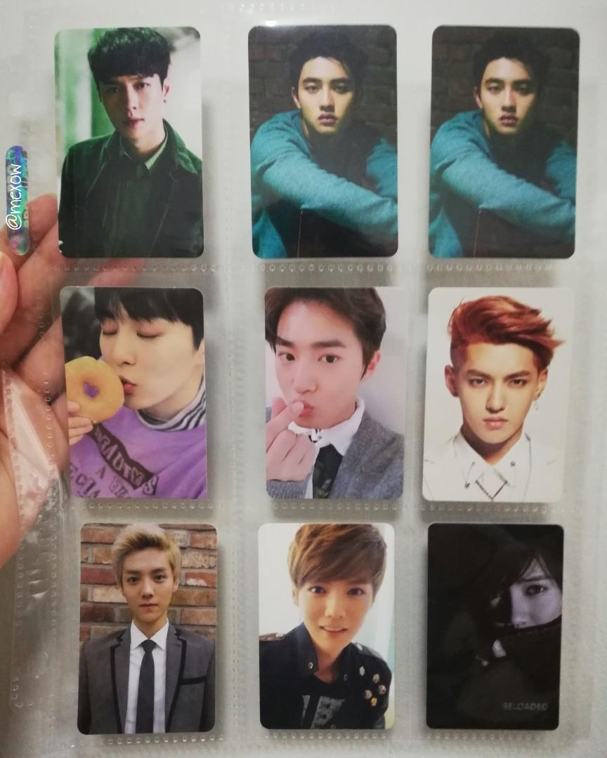 OFFICIAL EXO PHOTOCARDS, Hobbies & Toys, Memorabilia & Collectibles, K ...