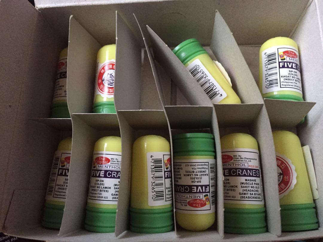 Five Cranes - Small 3.8g - Menthol Stick Headache Instant Relief on ...