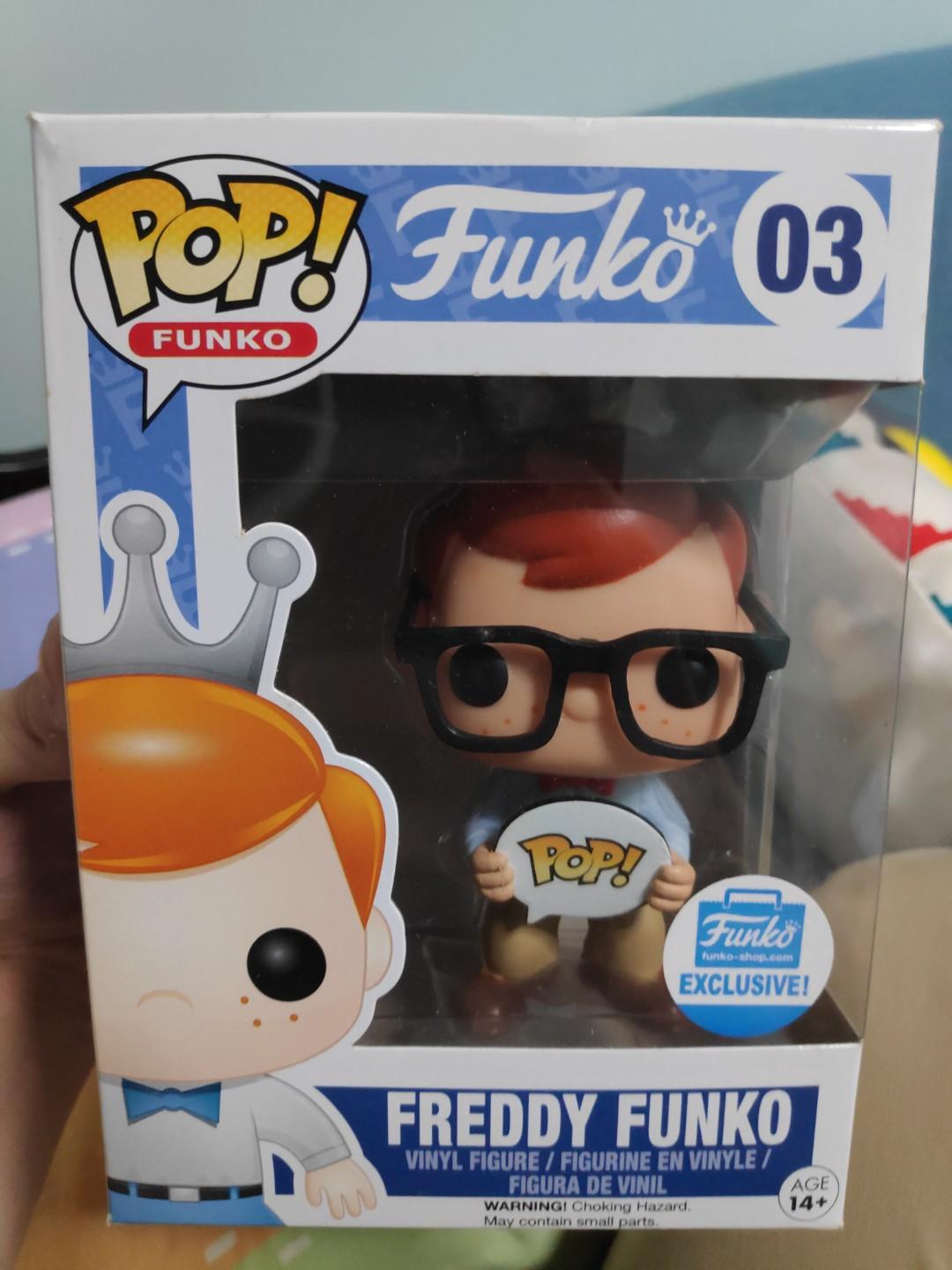 Funko Pop Freddy Funko Pop logo, Hobbies & Toys, Toys & Games on Carousell