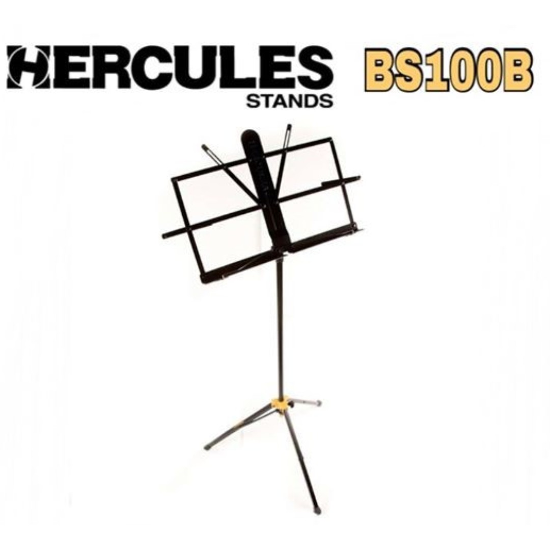 Hercules BS100B Two-Section EZ Glide Music Stand, Hobbies & Toys, Music & Media, Music ...