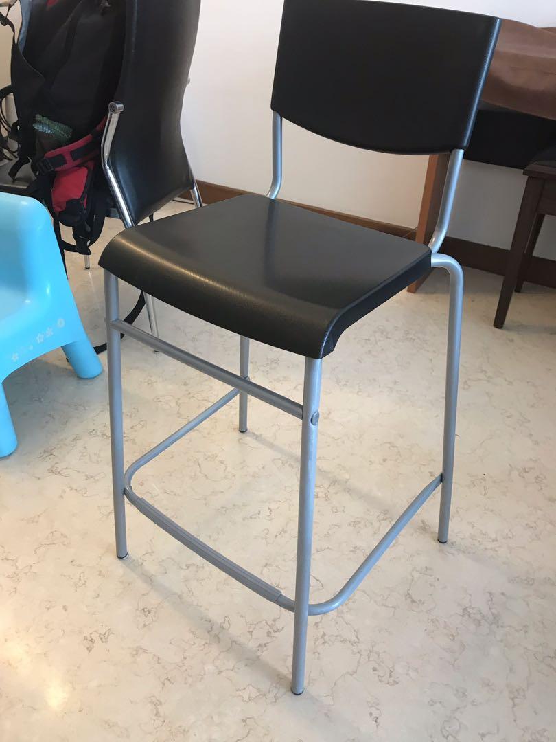 High Bar chair, Furniture & Home Living, Furniture, Chairs on Carousell