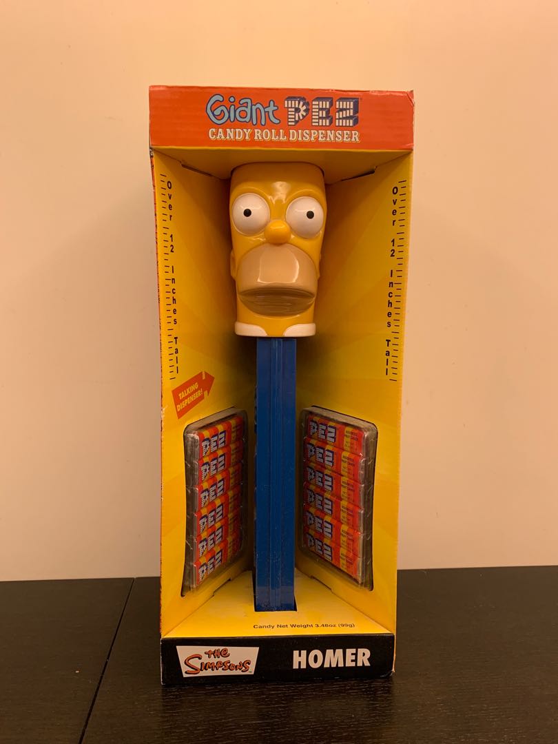 Homer Simpson Giant Pee Candy Roll Dispenser, 興趣及遊戲, 旅行, 旅遊 - 旅行必需品及用品 ...
