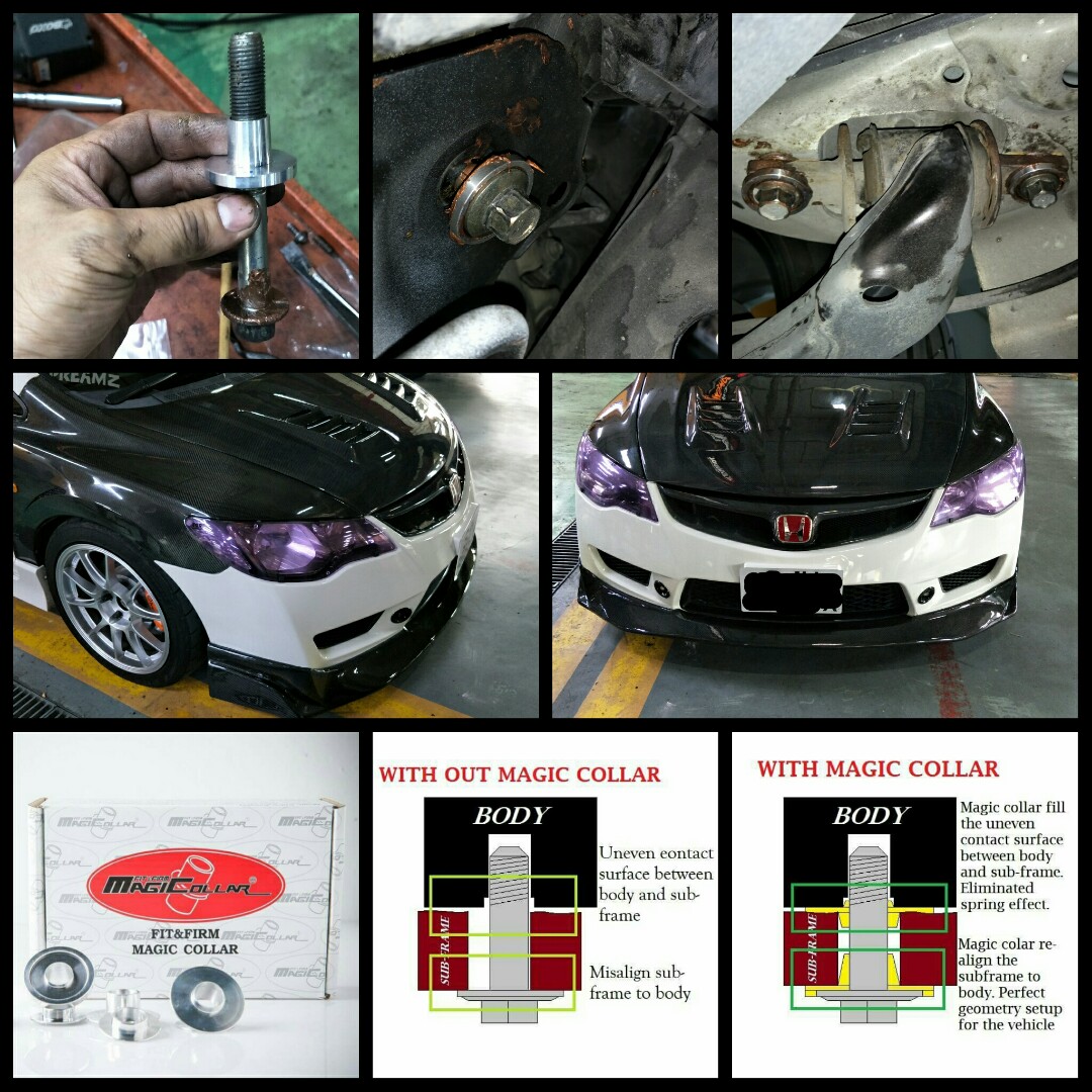 Honda Civic FD2R Magic Collar Kit, Car Accessories, Accessories on ...