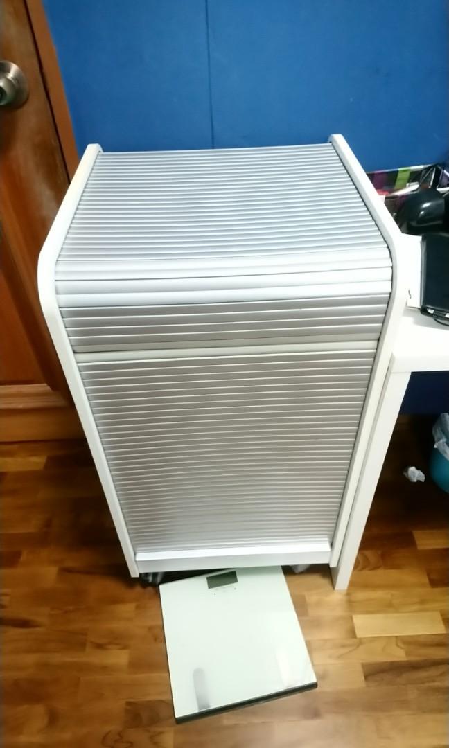 Ikea storage cabinet with lock on wheels, Furniture & Home Living ...