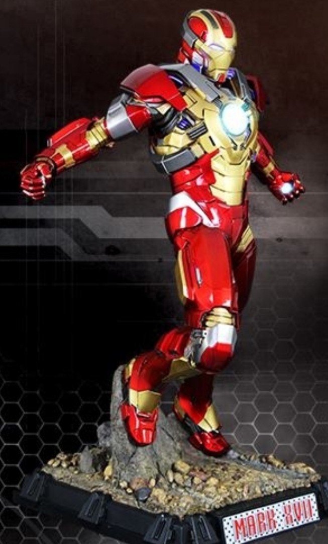 IMAGINARIUM ART IRON MAN MK17 mark 17 HALF SCALE 1:2 NEW, Hobbies ...