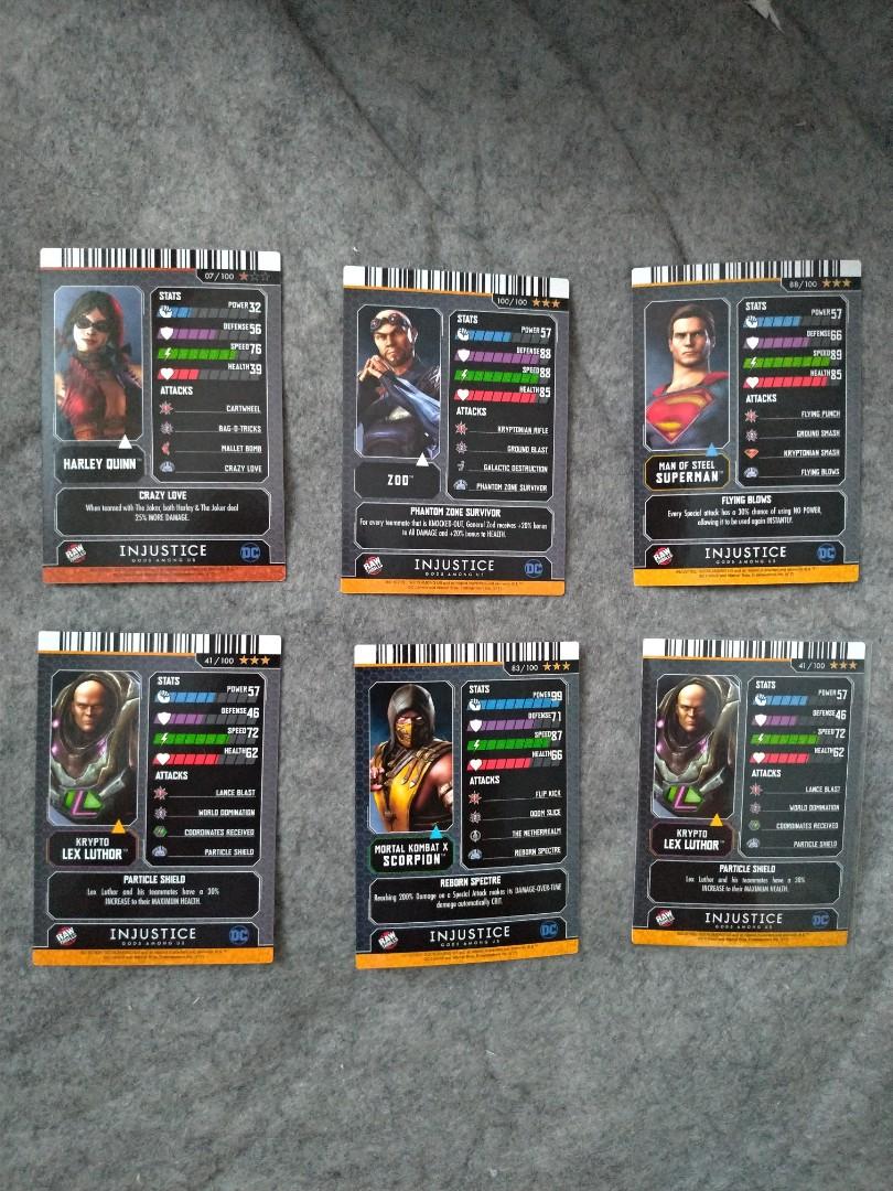 Injustice Arcade Series 1 Cards (DC Superman, Lex, etc), Hobbies & Toys ...