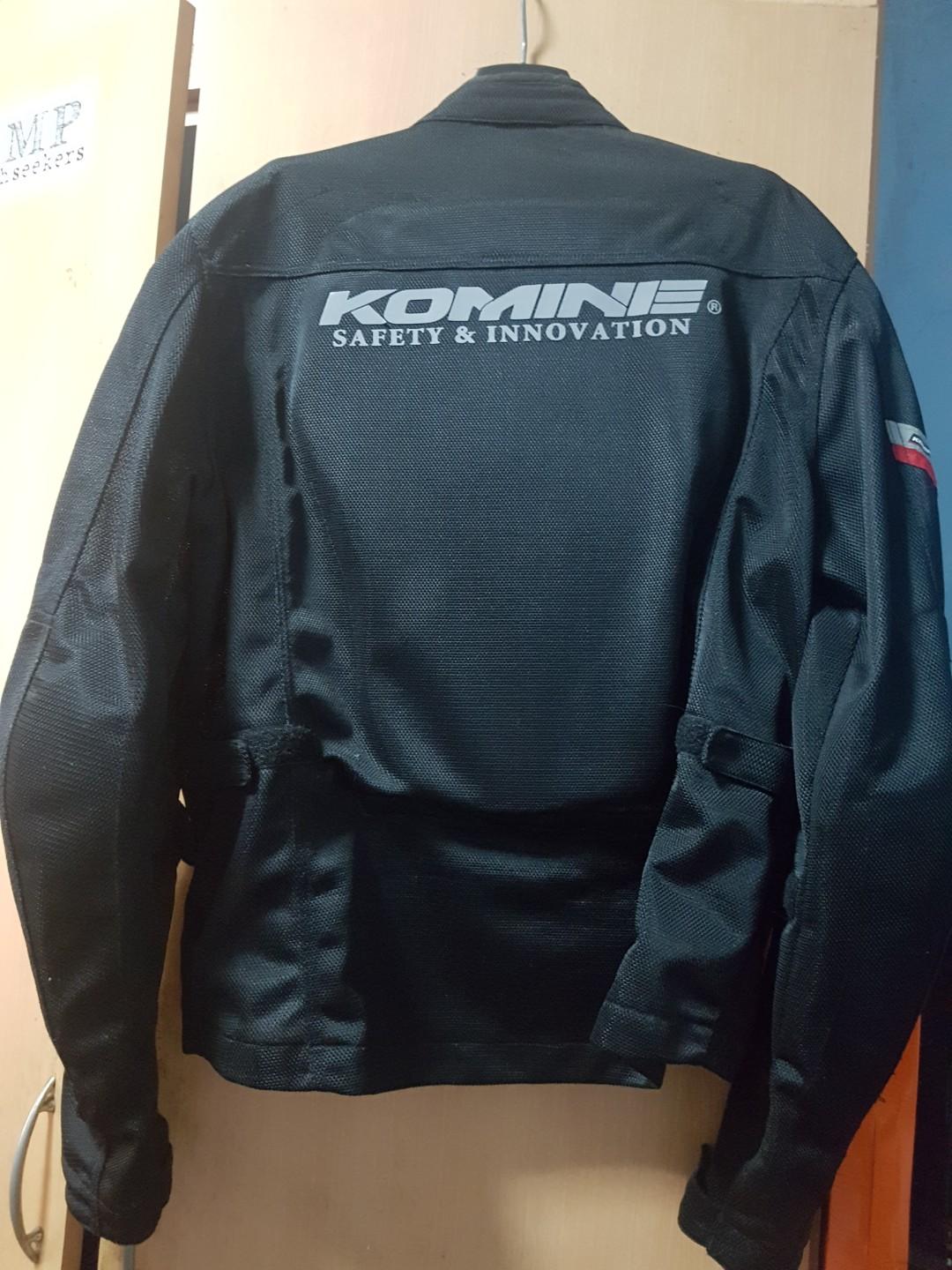 Komine mesh jacket with full protection, Motorcycles, Motorcycle Apparel on Carousell