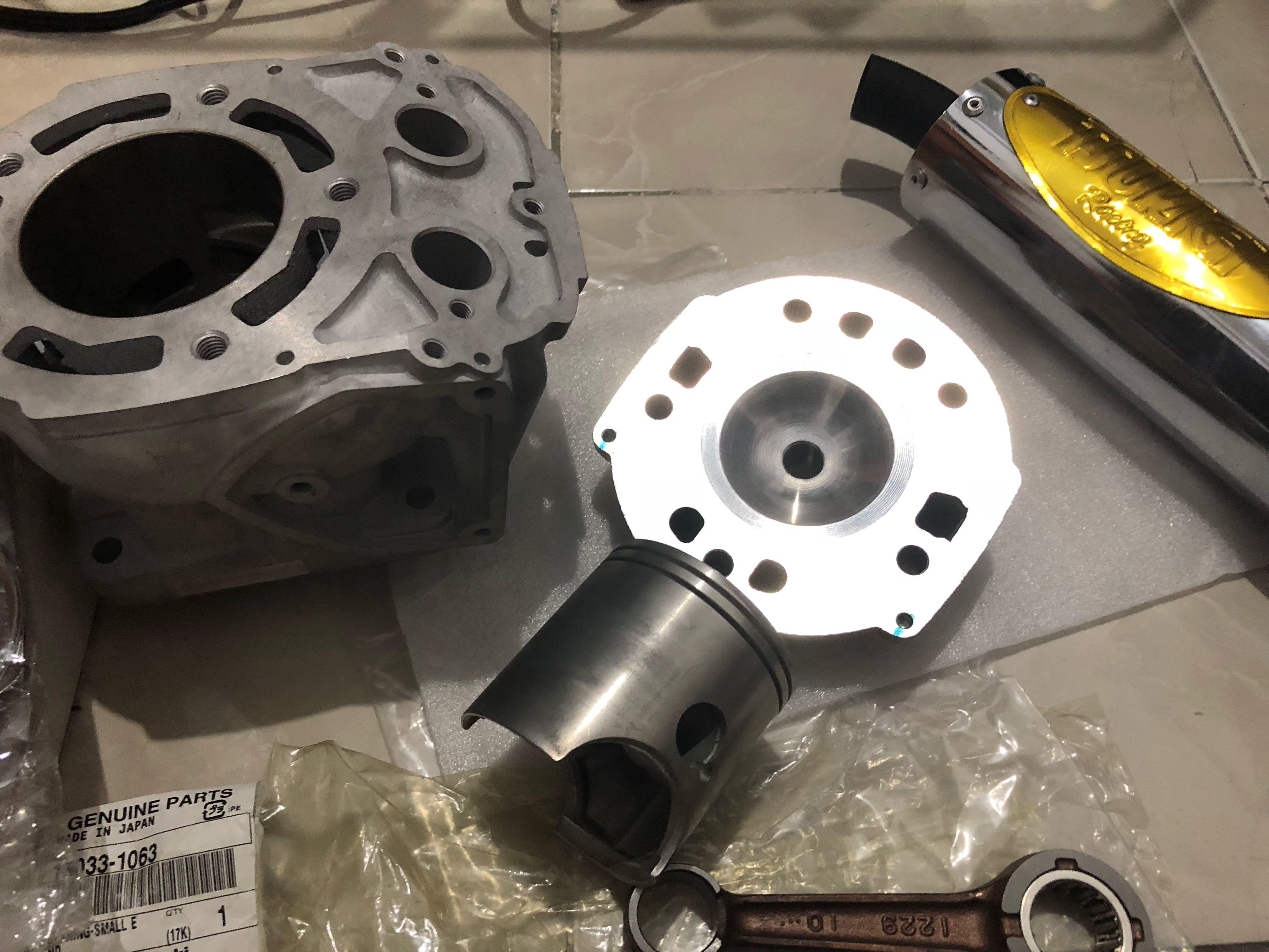 KRR150 Bore Up Engine Blok 65mm with custom Head PDK, Motorcycles ...