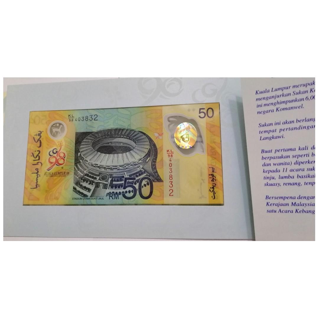 Kuala Lumpur 98 RM50 notes, Hobbies & Toys, Collectibles & Memorabilia ...