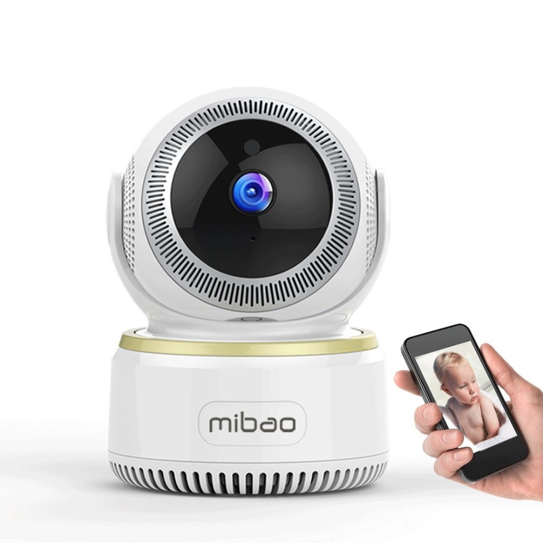 Mibao Security Camera IP Camera 1080P WiFi Surveillance System with HD ...