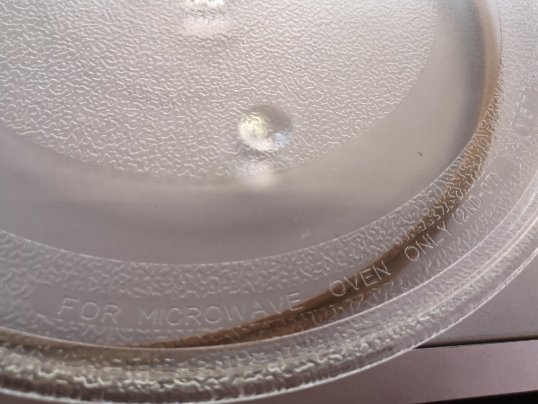 Microwave oven glass base/plate, TV & Home Appliances, Kitchen ...
