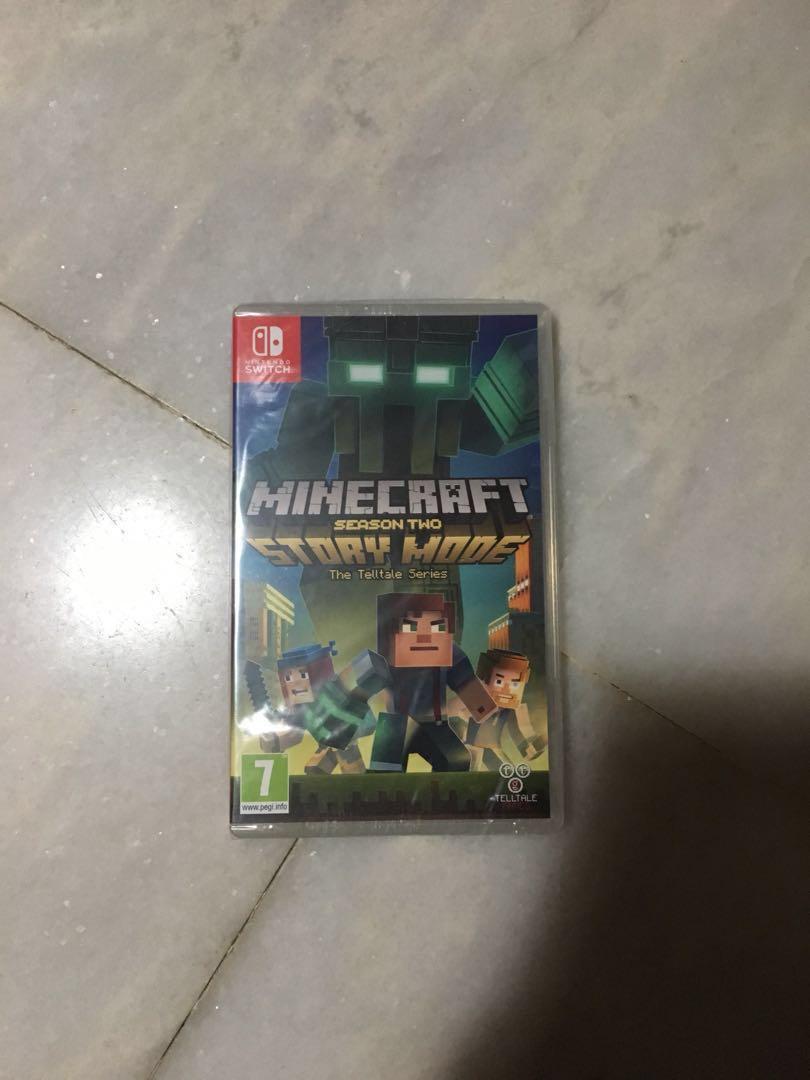 NEW BNIB Minecraft story mode Nintendo switch game, Video Gaming, Video ...