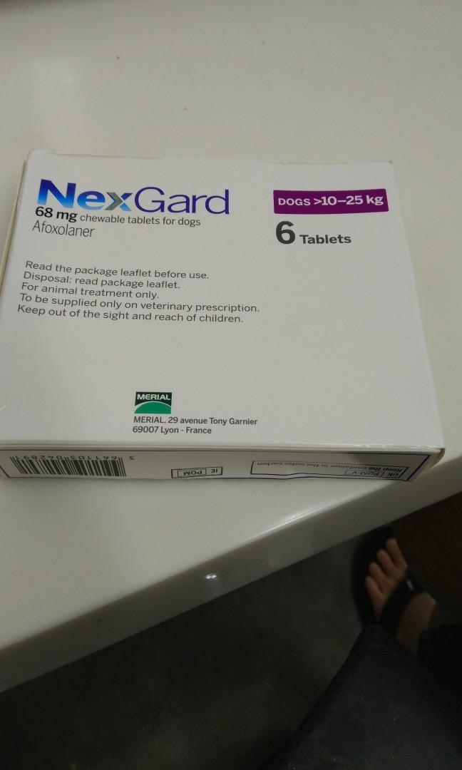 Nextgard Dog 10-25Kg 6 pack, Pet Supplies, Homes & Other Pet ...