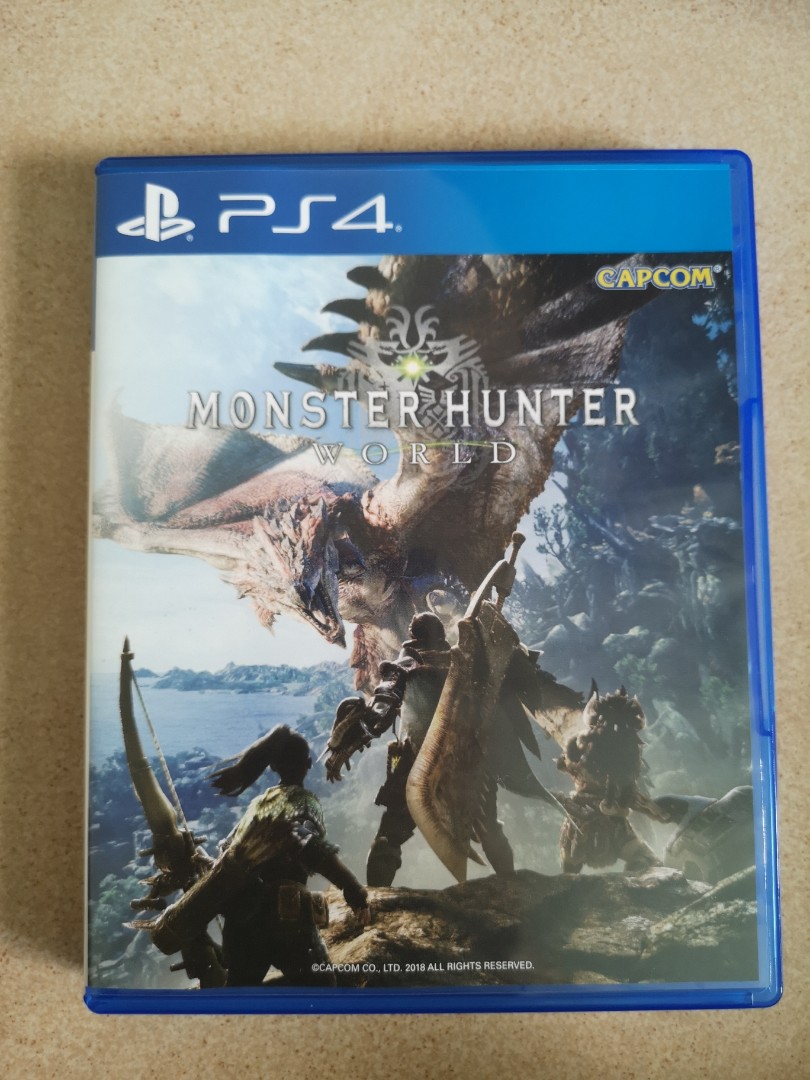 PS4 Monster Hunter World, Video Gaming, Video Games, PlayStation on ...