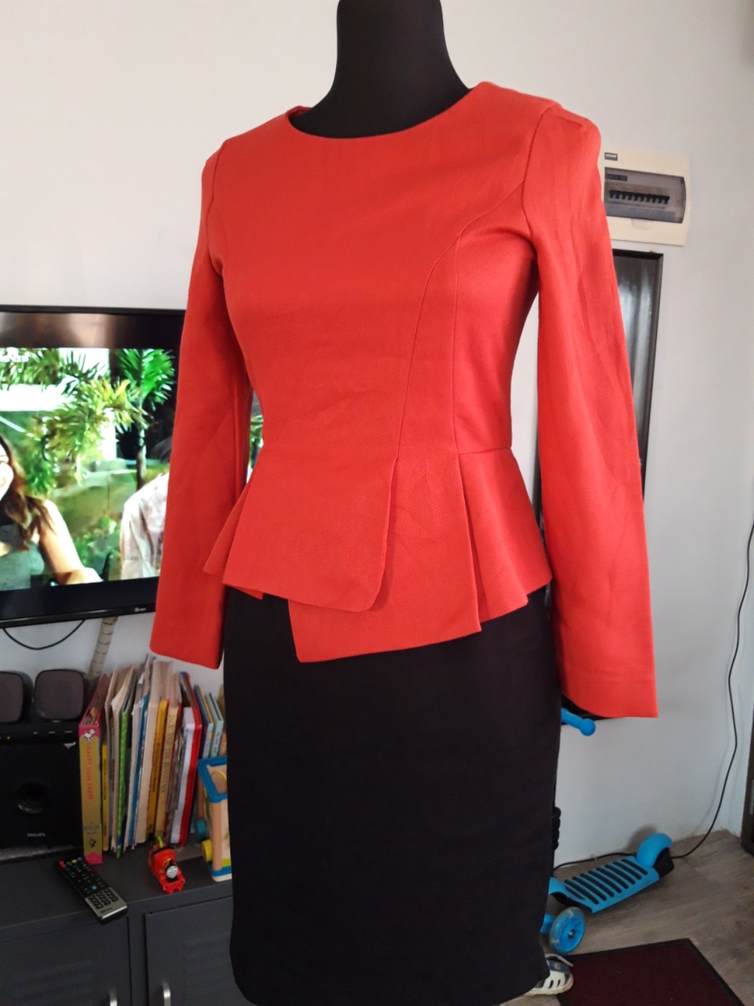 Red office dress, Women's Fashion, Dresses & Sets, Dresses on Carousell