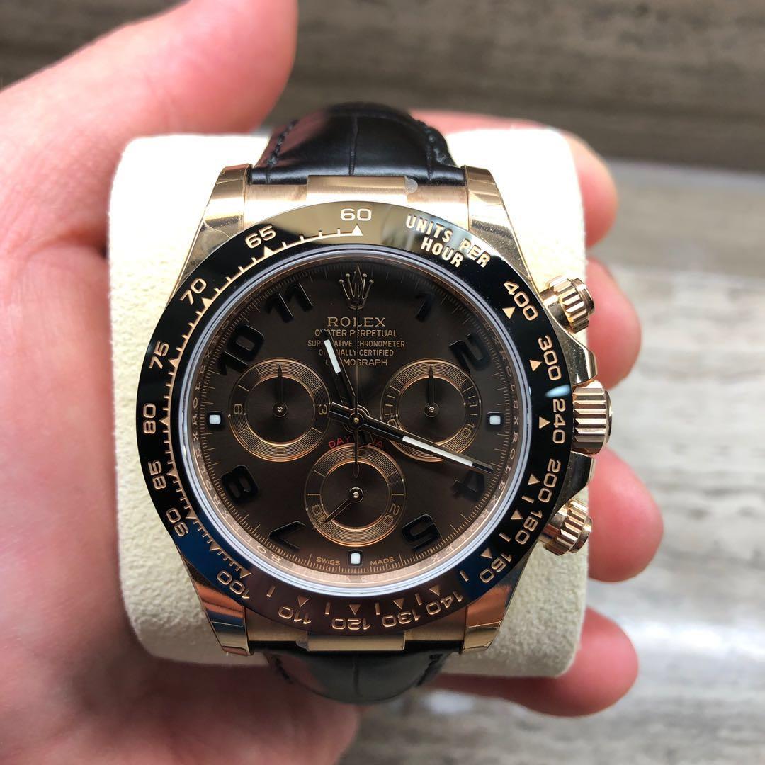 Rolex Daytona Chocolate Dial, Luxury, Watches on Carousell