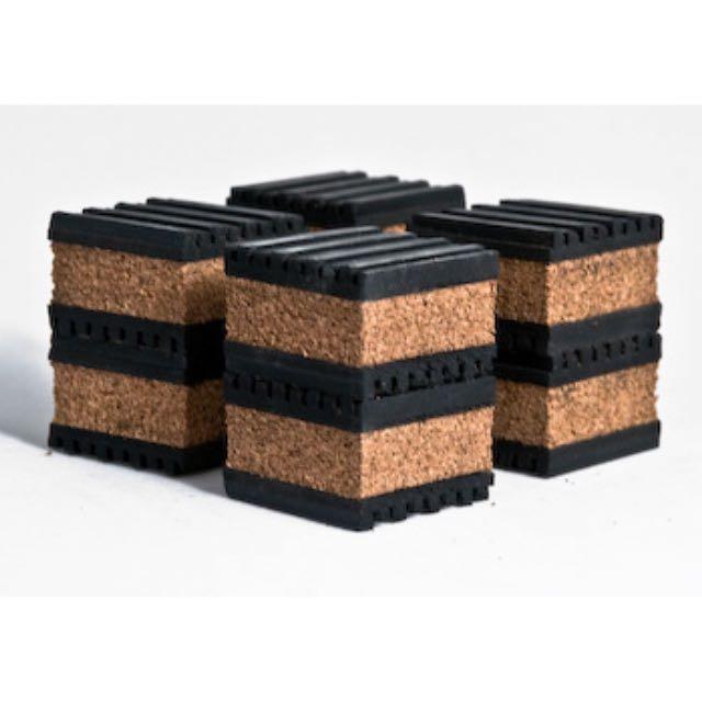 SOUNDQUEST ISOPAD VIBRATION DAMPENING BLOCKS-SET OF 4, Audio, Other ...