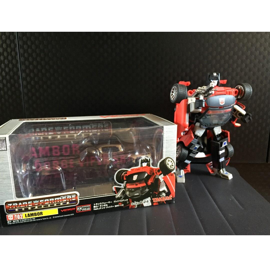 Takara Transformers Binaltech 02 Lambor (Dodge Viper), Hobbies & Toys ...