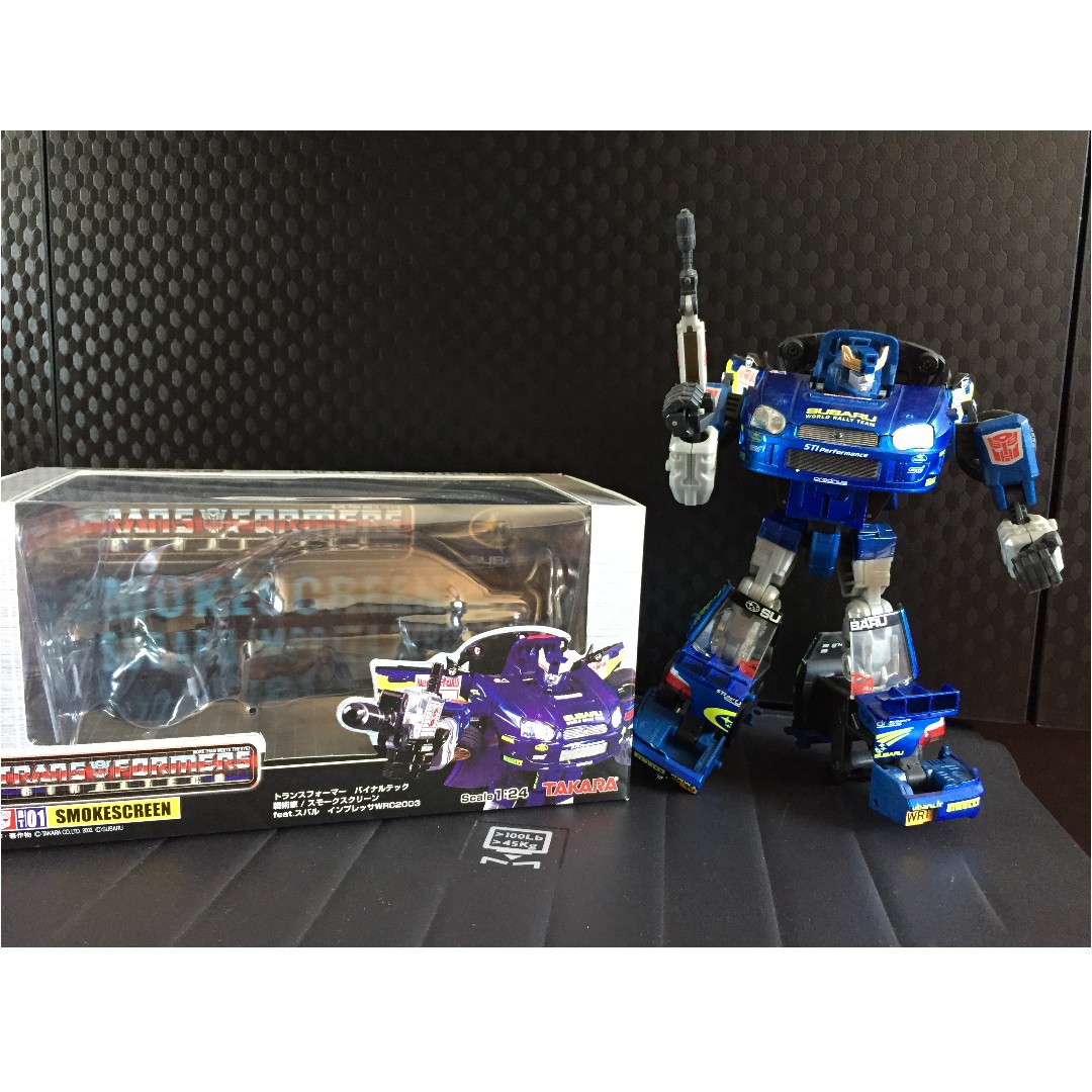 Takara Transformers Binaltech BT01 SmokeScreen (Subaru WRX), Hobbies ...