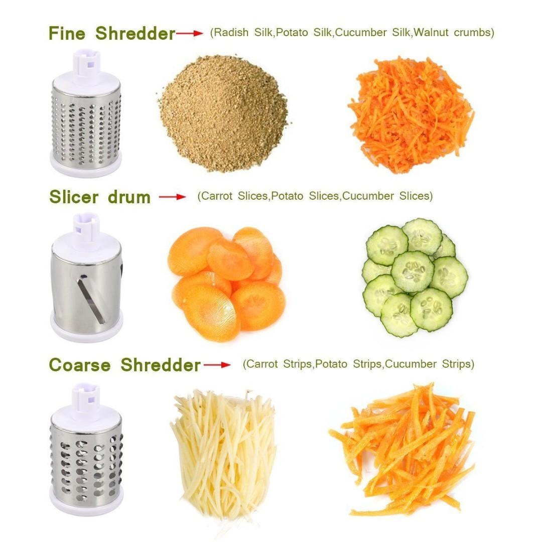 Tumbling Box Shredder Round Vegetable Veg Slicer Peeler Potato Carrot ...