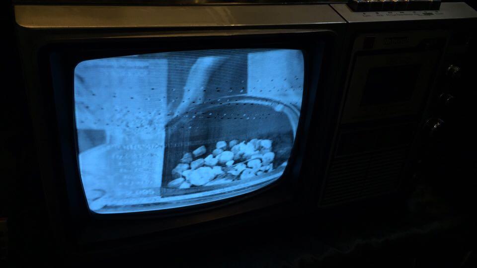 Vintage B&W TV with Radio and Cassette, Furniture & Home Living, Home ...