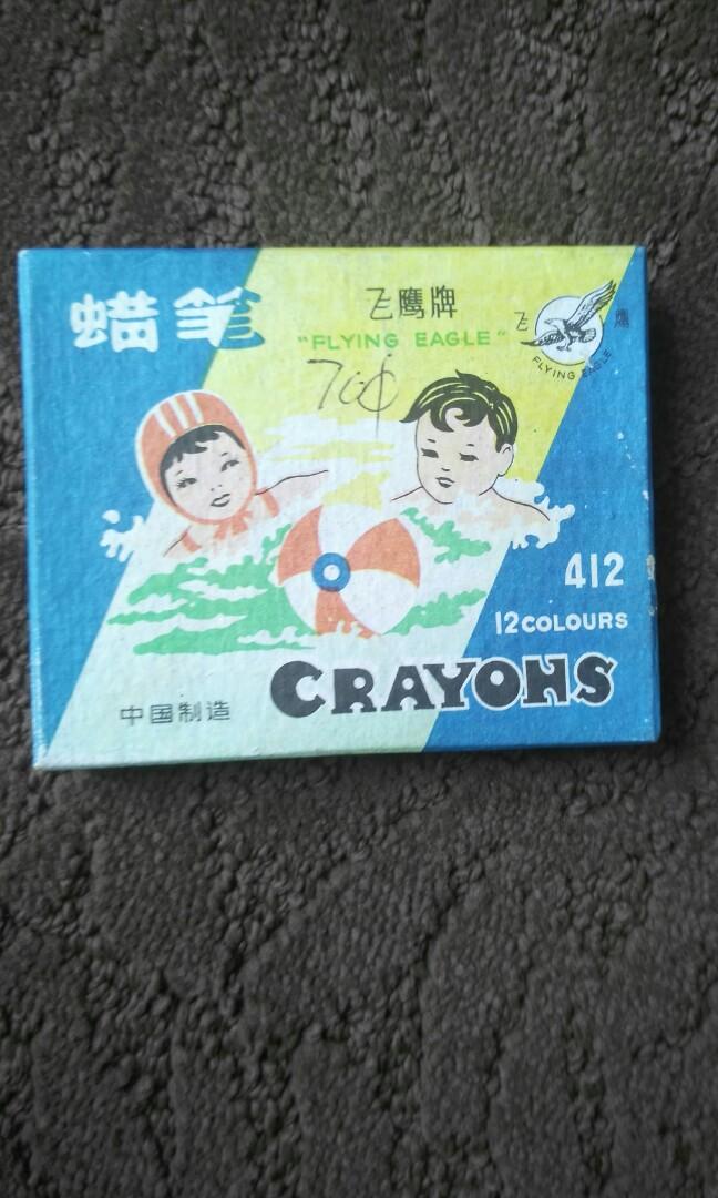 vintage crayons flying eagles, Hobbies & Toys, Collectibles ...