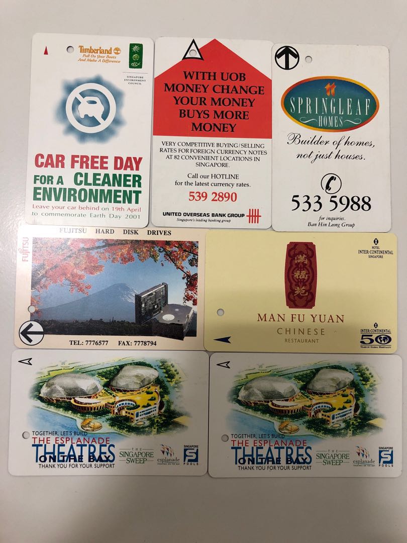 Assorted Vintage MRT Cards, Hobbies & Toys, Memorabilia & Collectibles ...