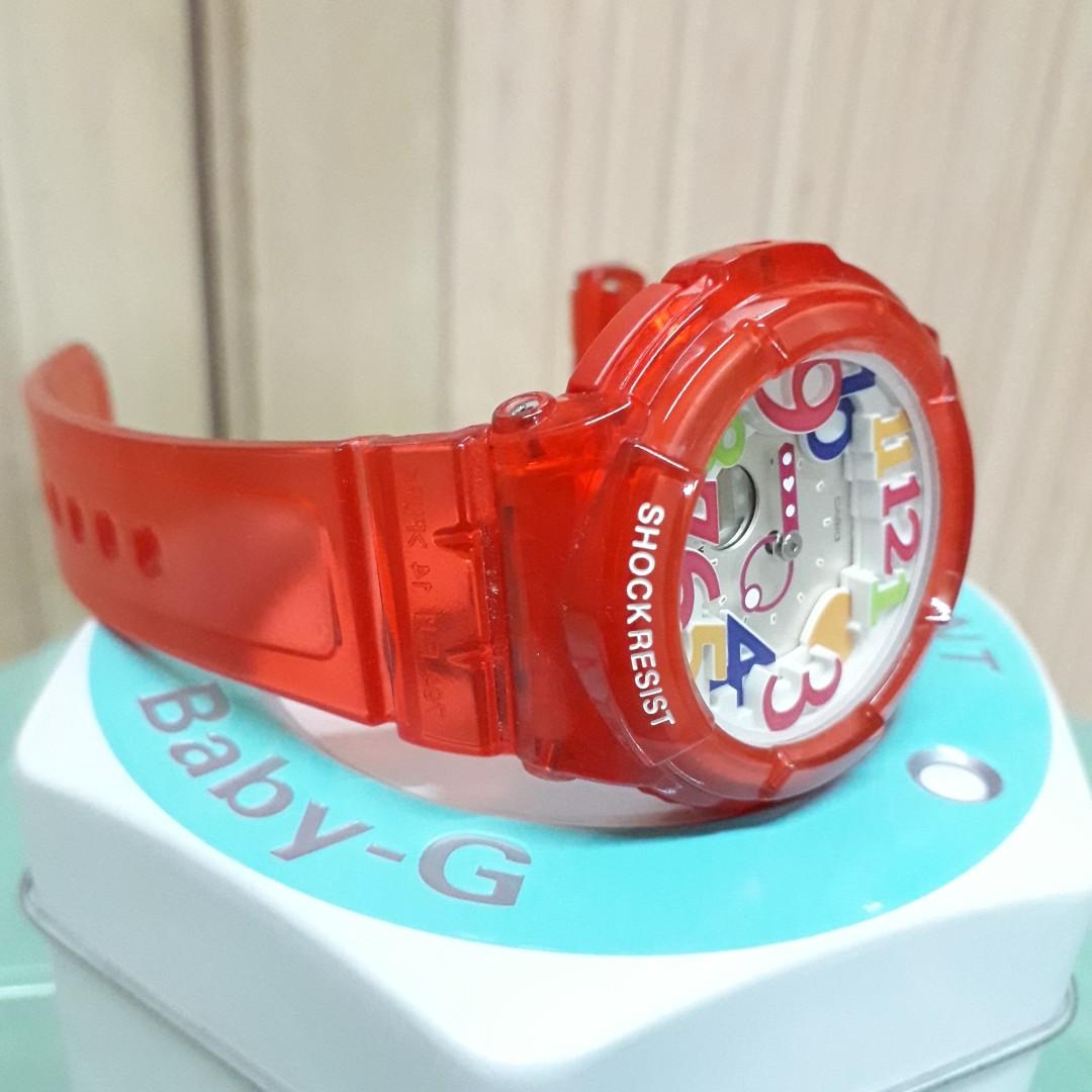 Casio Red Baby-G, Women's Fashion, Watches & Accessories, Watches on ...