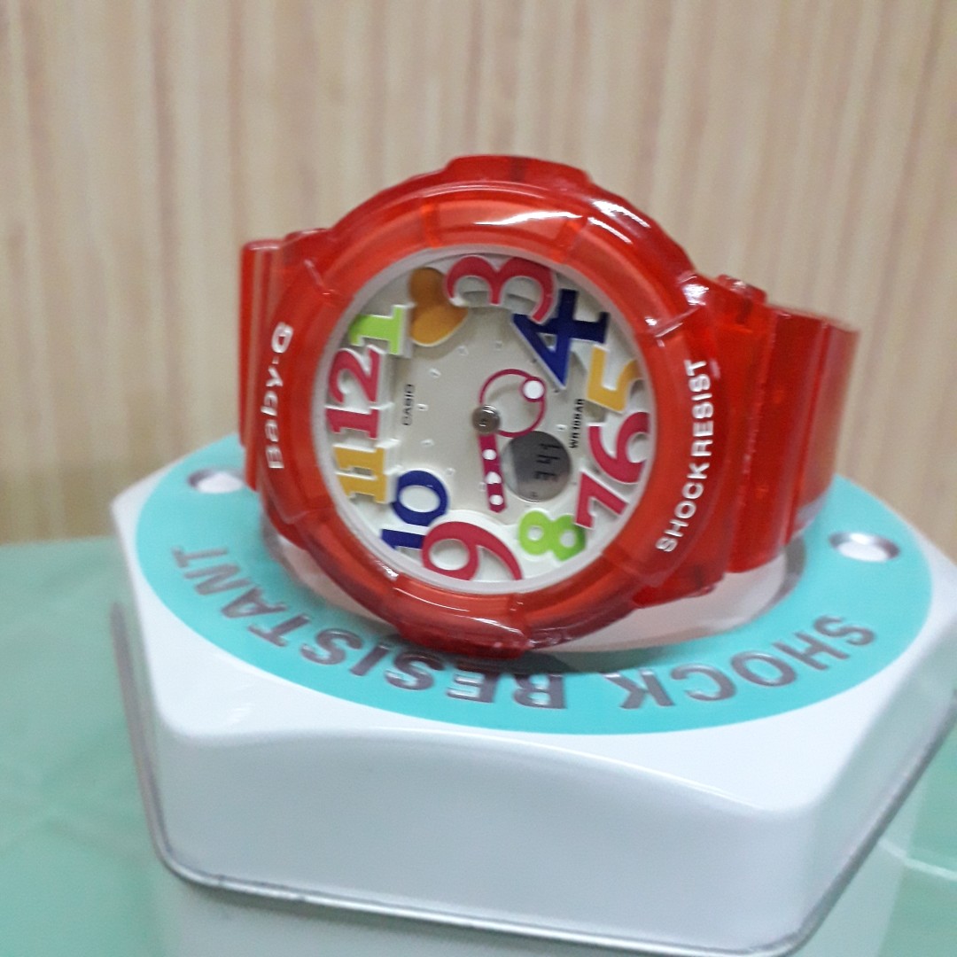 Casio Red Baby-G, Women's Fashion, Watches & Accessories, Watches on ...