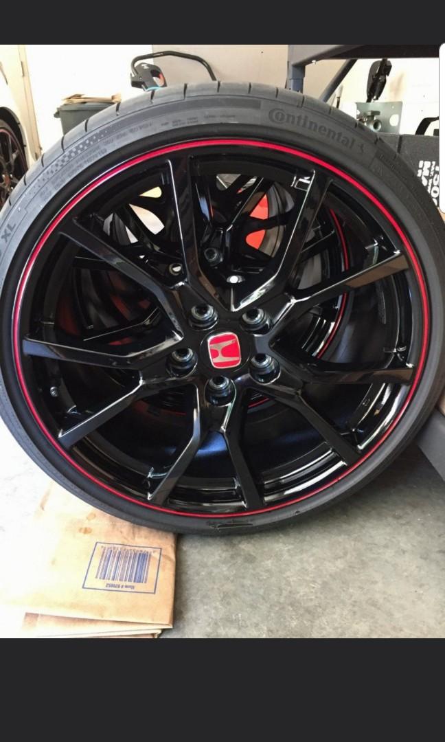 Civic Type R FK8 stock Original 20" spare rims, Car Accessories, Tyres ...