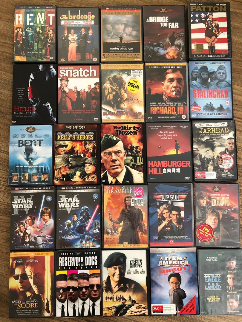 Collection of ORIGINAL movies, cartoons and music DVD, Hobbies & Toys ...