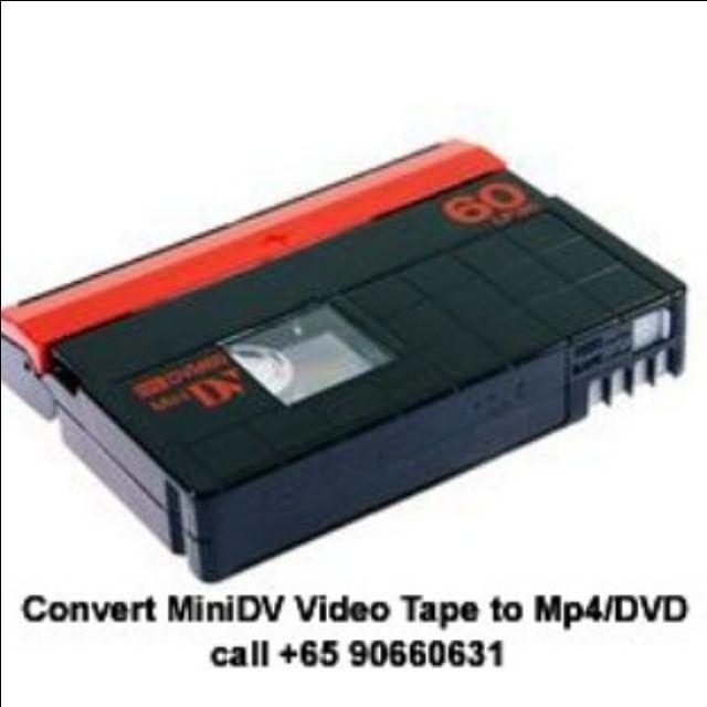 Convert MiniDV Video Tape to Mp4/DVD – call 90660631, TV & Home ...