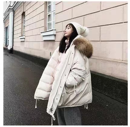 Cream Winter Coat, Women's Fashion, Coats, Jackets and Outerwear on ...