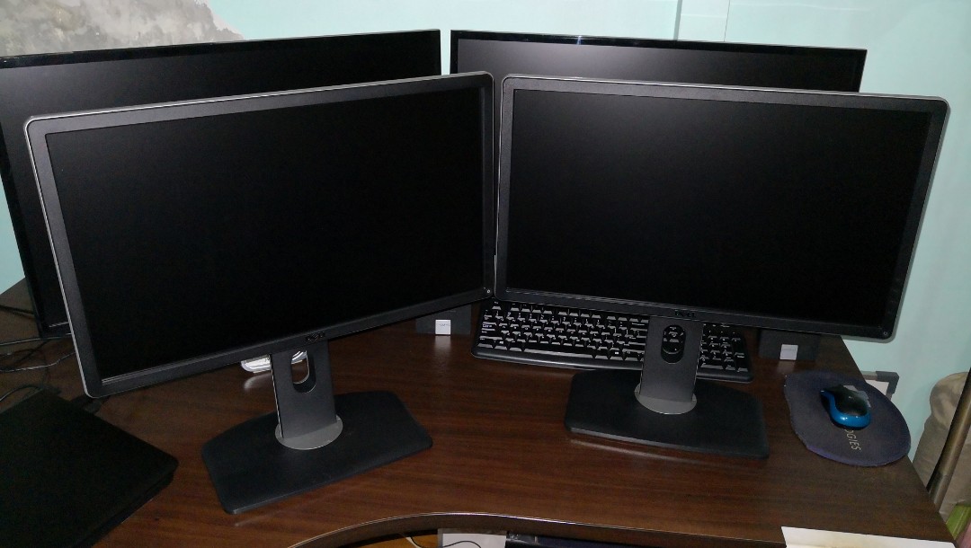 Dell 2214Hb Monitors with High Mounts, Computers & Tech, Parts ...