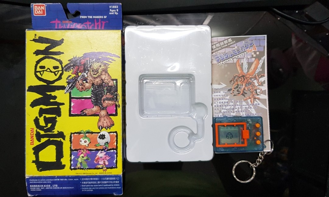 Digimon virtual pet 4 asian blue, Hobbies & Toys, Toys & Games on Carousell