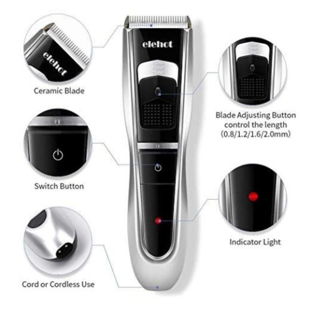ELEHOT Electric Shaver Cordless Heavy Duty Razor Kit RC530, Beauty ...