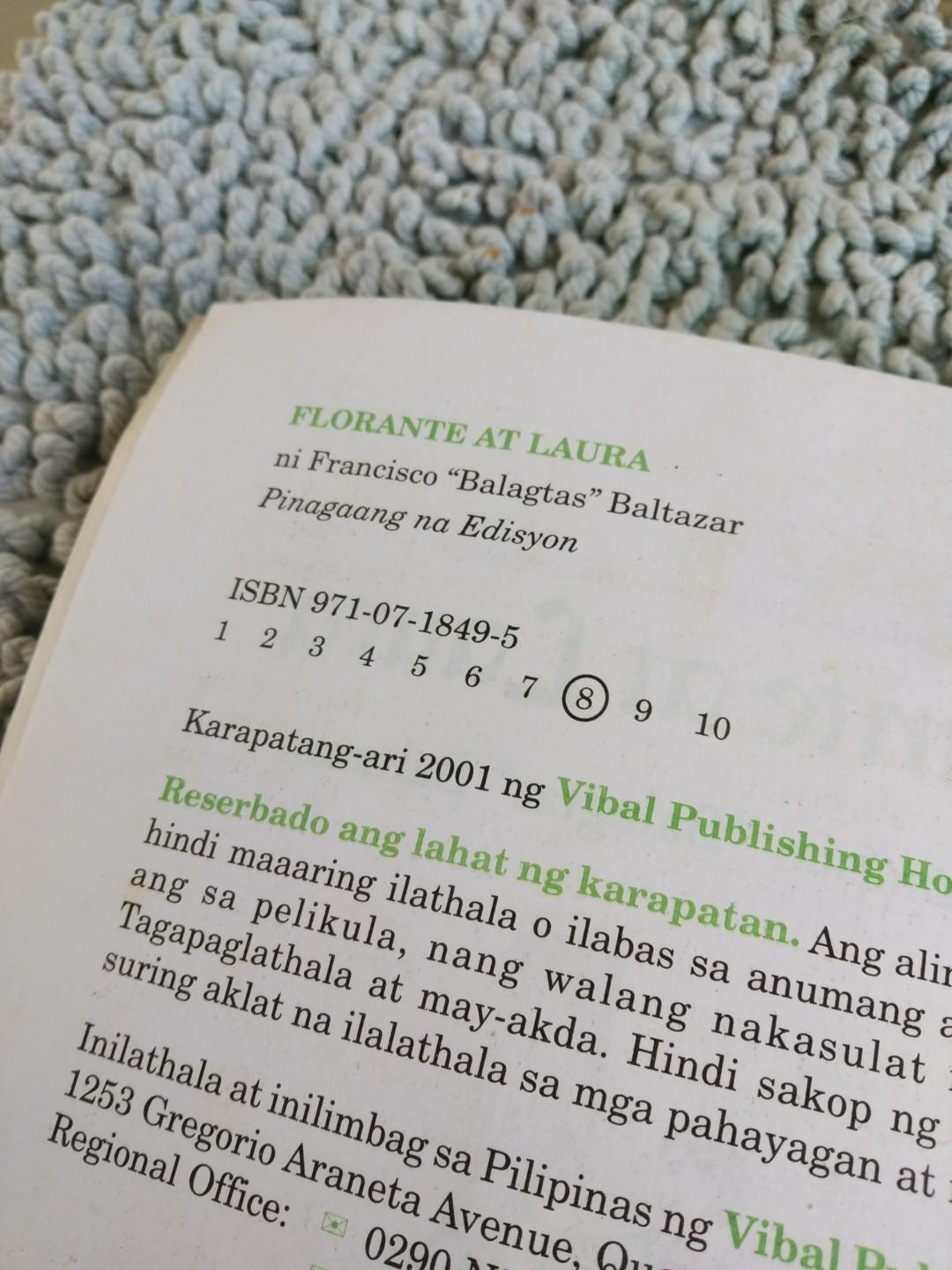 Florante at Laura ni Francisco Balagtas Baltazar, Hobbies & Toys, Books ...