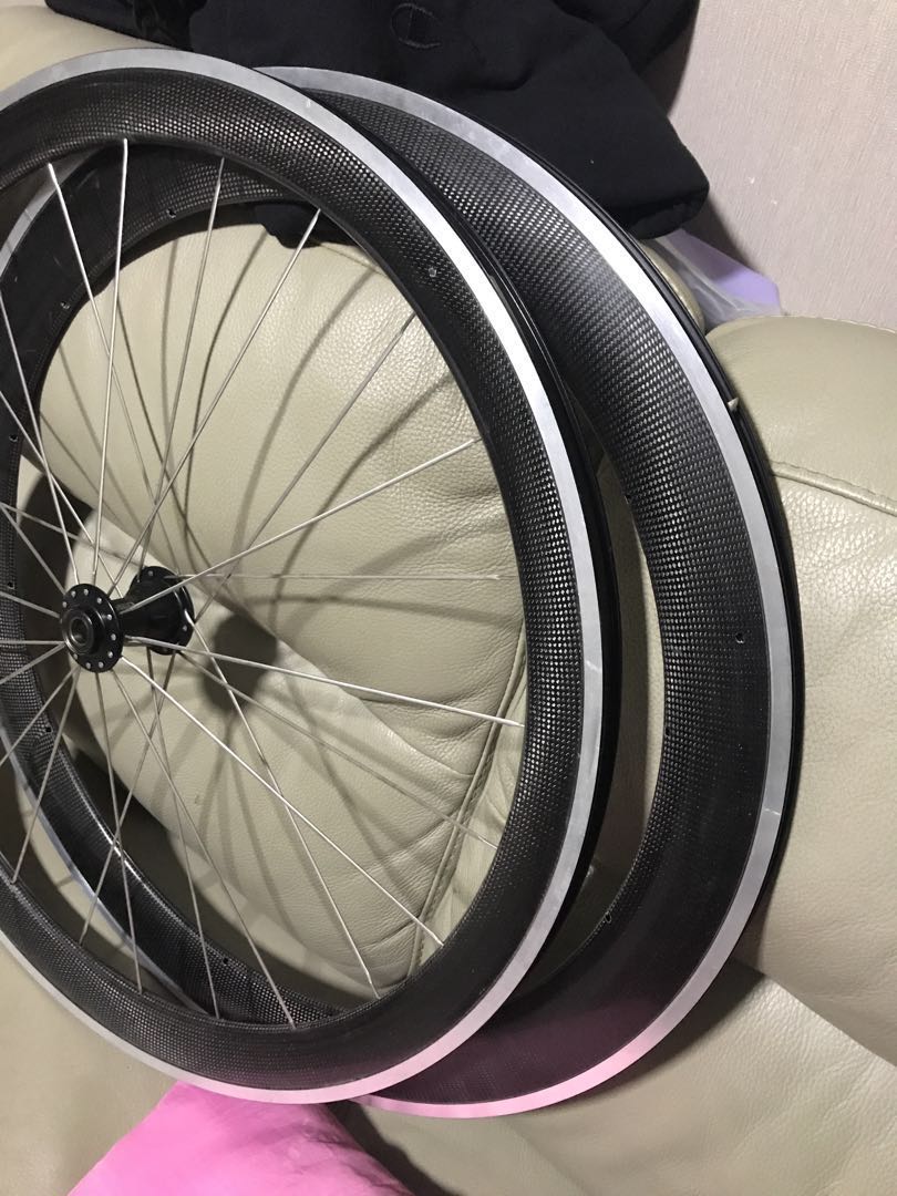 HED carbon rims, Sports Equipment, Bicycles & Parts, Bicycles on Carousell