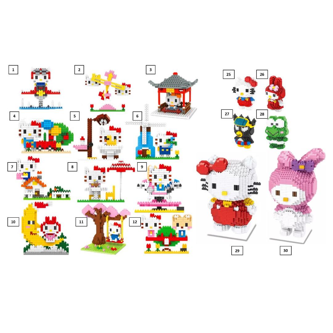 Hello Kitty Nanoblocks, Hobbies & Toys, Toys & Games on Carousell