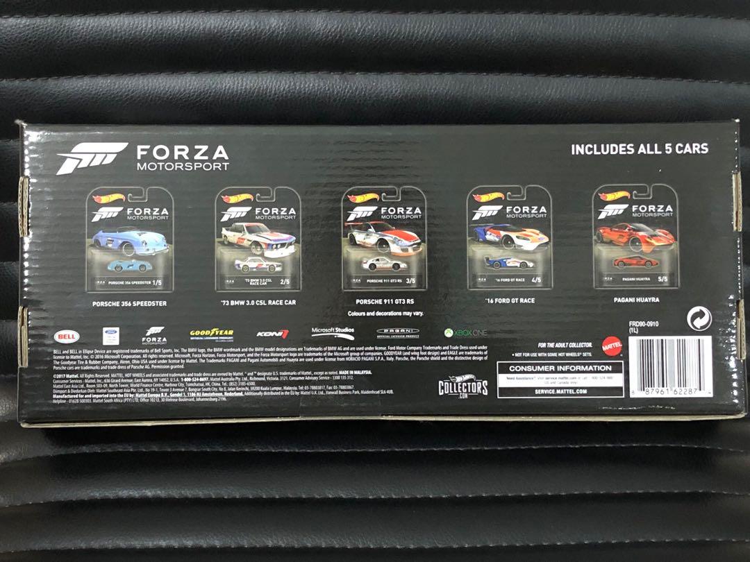 Hot Wheels Premium 5-Car pack Forza Entertainment #02, Hobbies & Toys ...